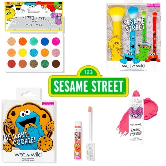 wet n wild | Makeup | Wet N Wild Sesame Street 5 Piece Makeup ...